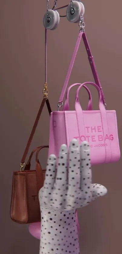 Chic Hanging Tote Bags Art - free download