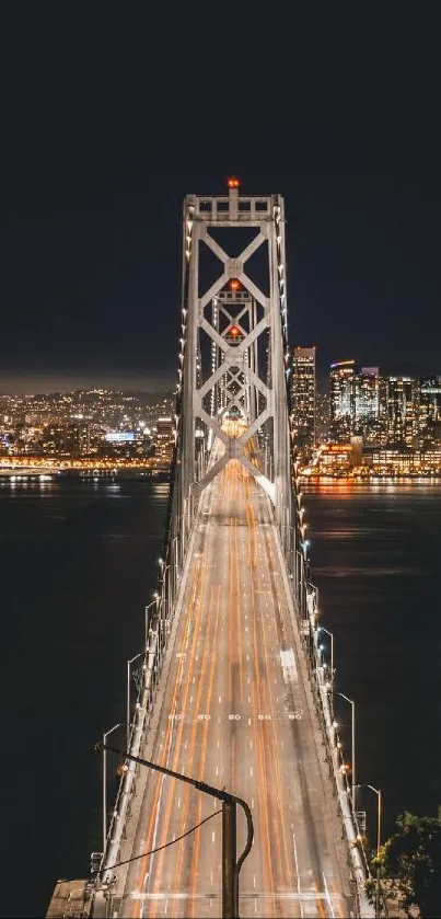 City Night Bridge View - free download