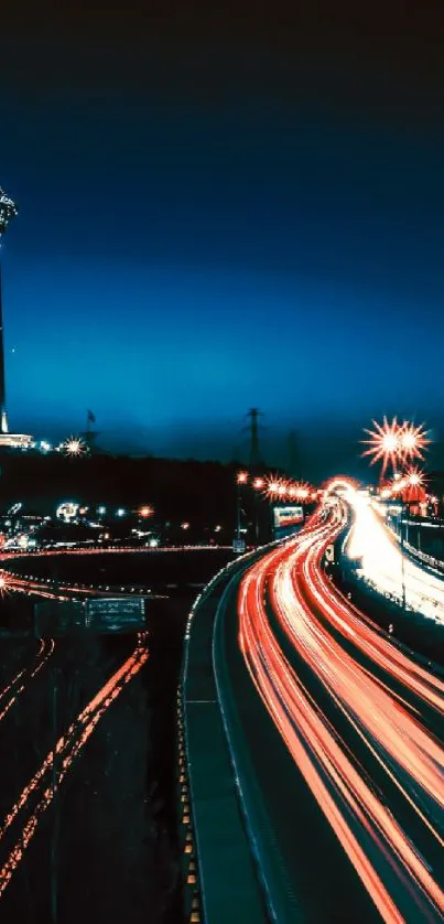 Cityscape Night Lights Wallpaper - free download