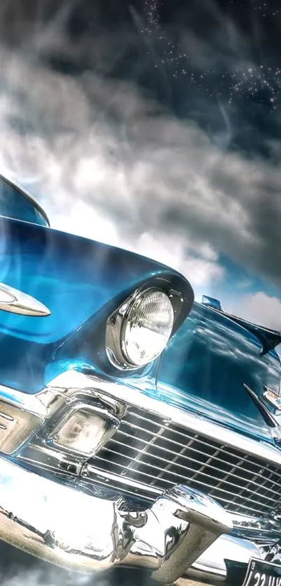 Classic Car Sky Wallpaper - free download