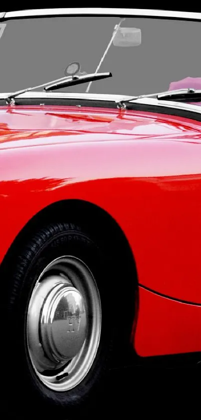 Classic Red Convertible Car - free download