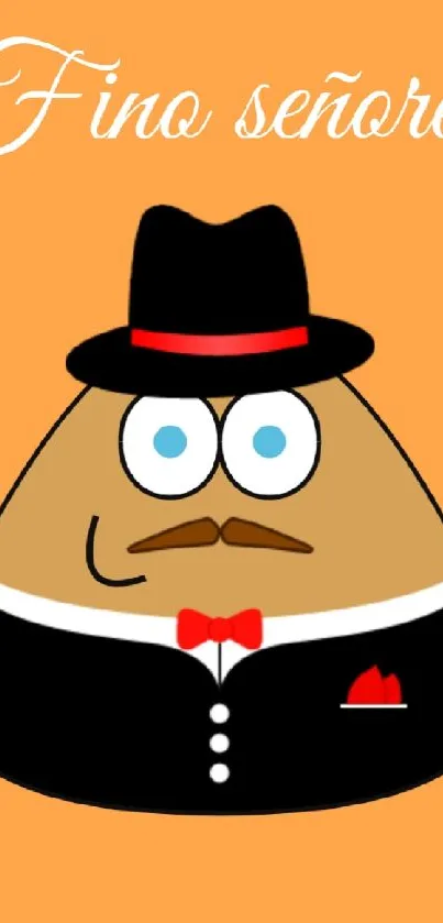 Classy Cartoon Character Wallpaper - free download