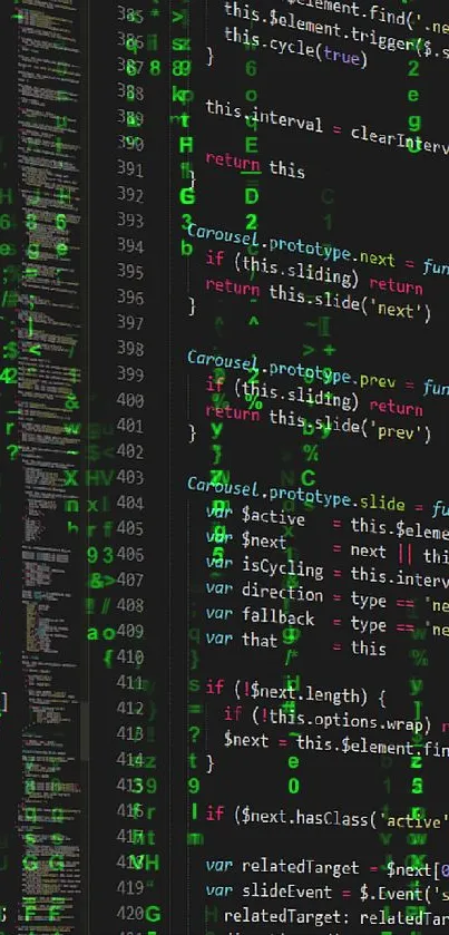 Code on Monitor Wallpaper - free download