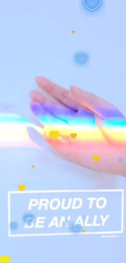 Colorful Ally Pride Wallpaper - free download