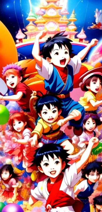 Colorful Anime Adventure Art - free download