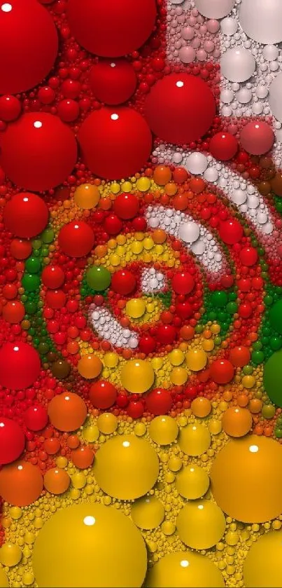 Colorful Bubble Swirl Wallpaper - free download