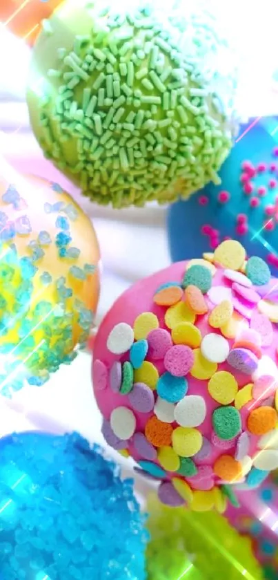 Colorful Cake Pops Wallpaper - free download