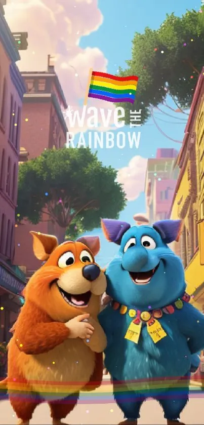 Colorful Cartoon Street Adventure - free download