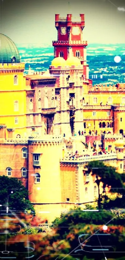 Colorful Castle Vista Wallpaper - free download