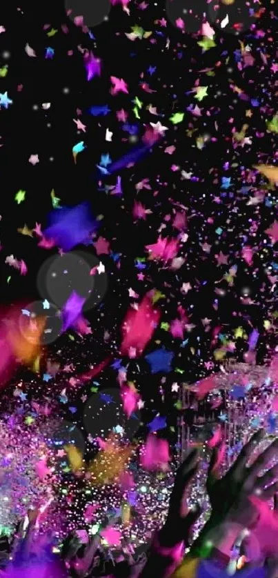 Colorful Confetti Celebration Art - free download