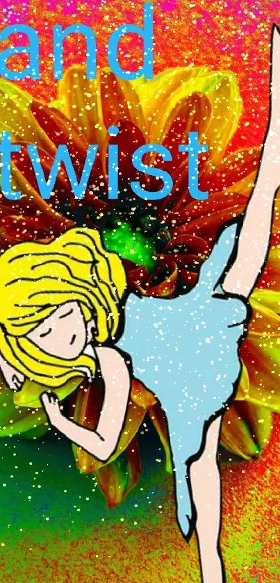 Colorful Dance Art Wallpaper - free download
