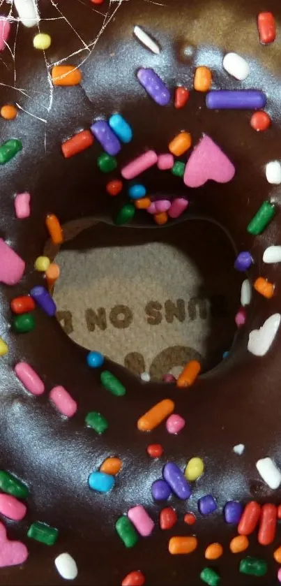 Colorful Donut Mobile Wallpaper - free download