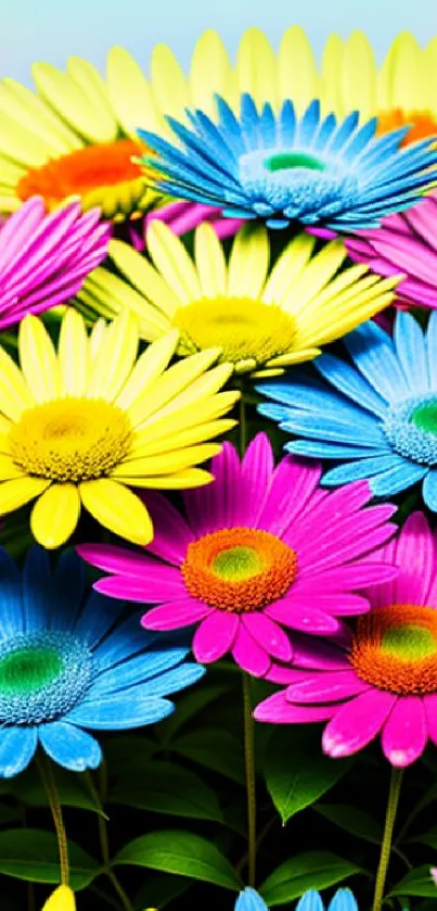 Colorful Flower Art Wallpaper - free download