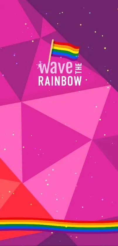 Colorful Geometric Pride Wallpaper - free download