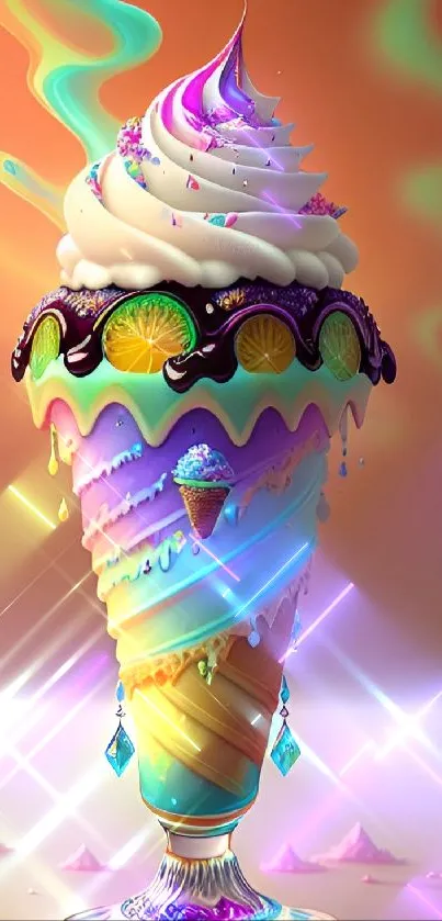 Colorful Ice Cream Fantasy - free download