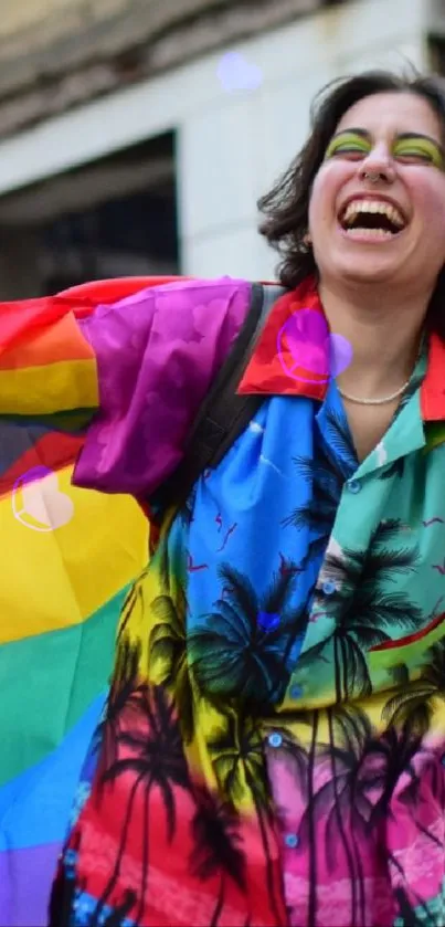 Colorful Joyful Expression Wallpaper - free download