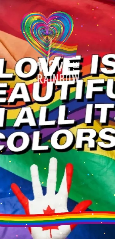 Colorful LGBTQ Pride Wallpaper - free download