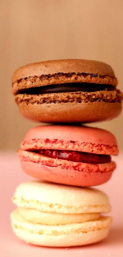 Colorful Macaron Delight Wallpaper - free download