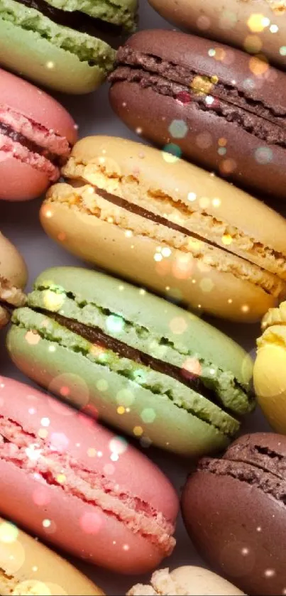 Colorful Macaron Phone Wallpaper - free download