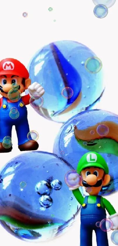 Colorful Marble and Character Art - free download