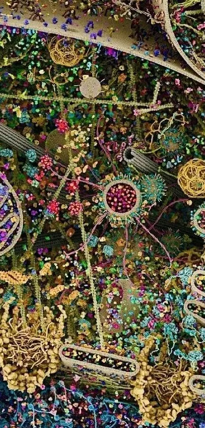 Colorful Microscopic Art - free download