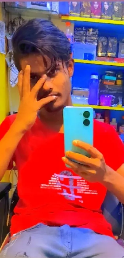 Colorful Portrait Phone Wallpaper - free download