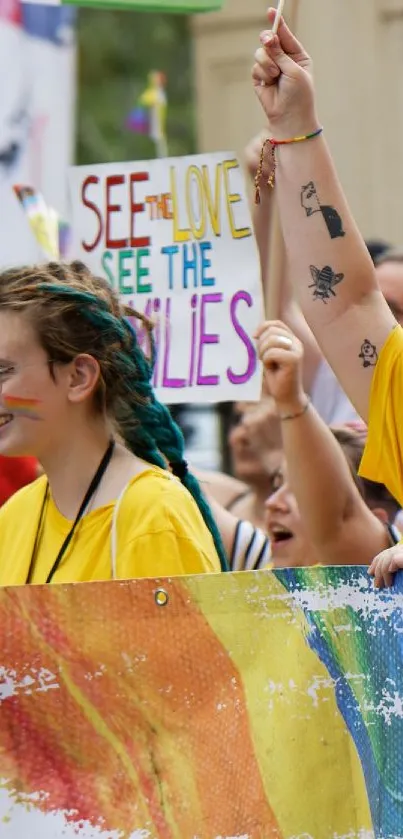 Colorful Pride Parade Celebration - free download