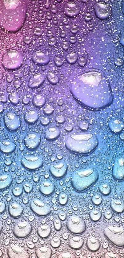 Colorful Raindrop Mobile Wallpaper - free download