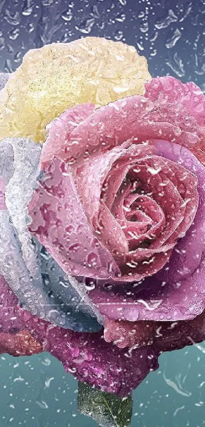 Colorful Rose Gradient Wallpaper - free download