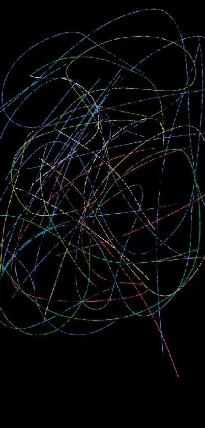 Colorful Scribble Digital Wallpaper - free download