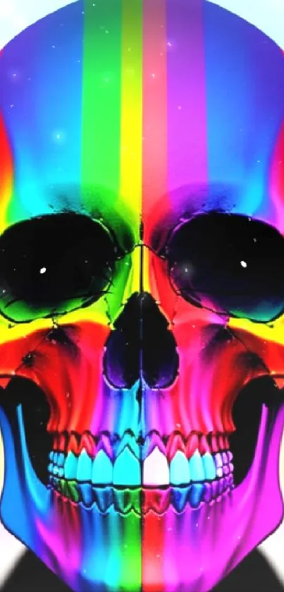 Colorful Skull Art Wallpaper - free download