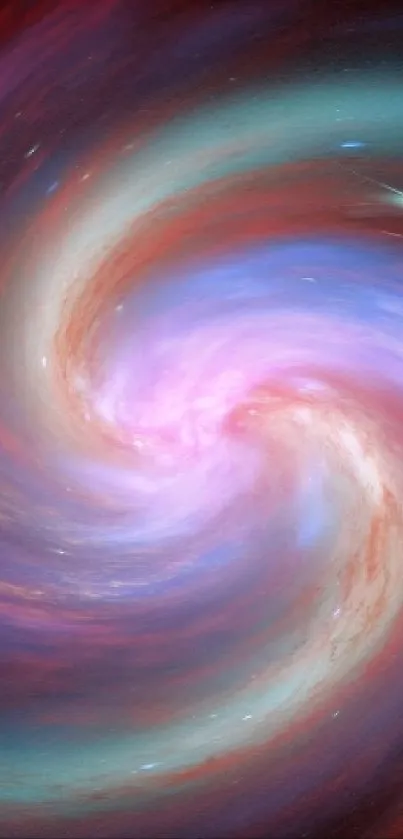Colorful Spiral Galaxy Design - free download