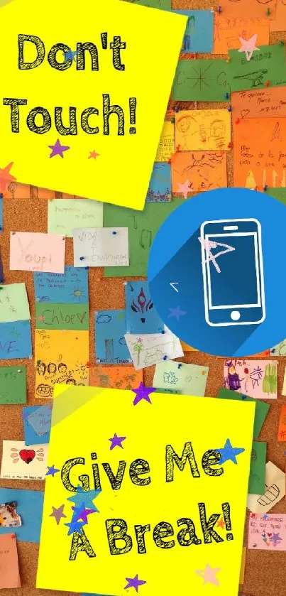 Colorful Sticky Notes Wallpaper - free download