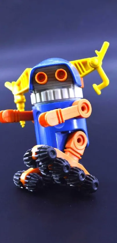 Colorful Toy Robot Wallpaper - free download