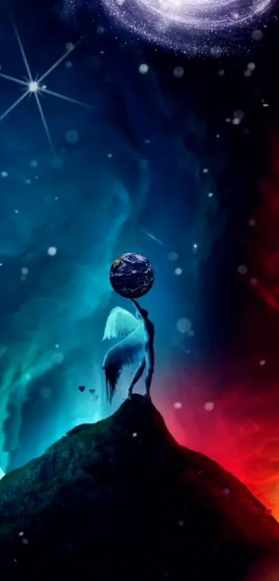 Cosmic Angel Fantasy Art - free download