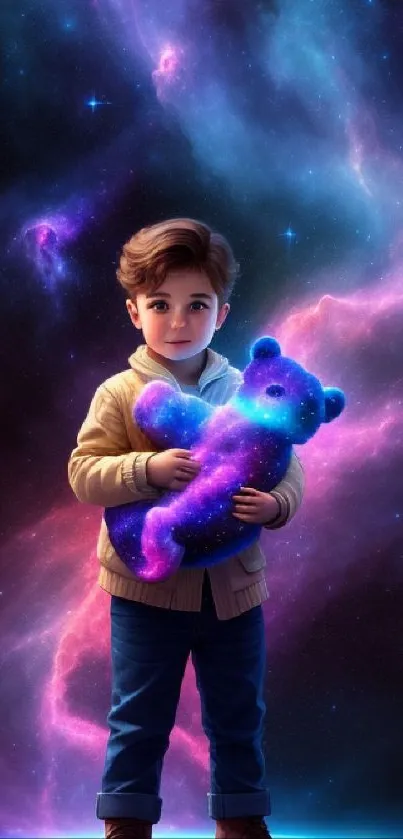 Cosmic Child with Nebula Toy - free download