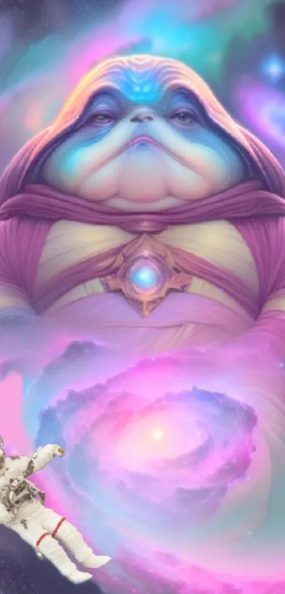 Cosmic Creature and Astronaut Art - free download