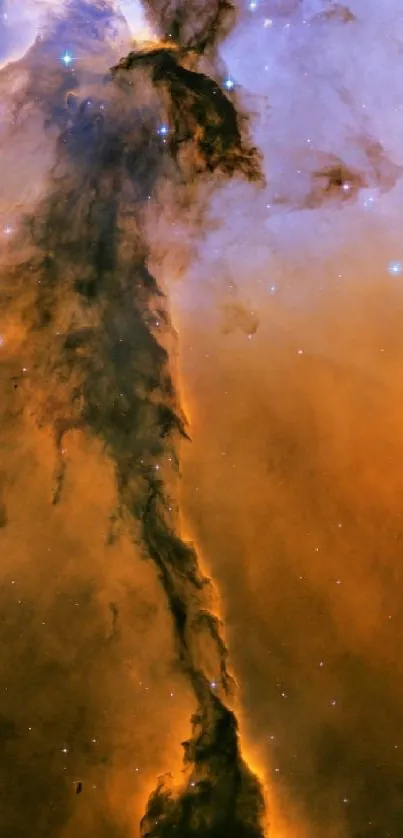 Cosmic Nebula Mobile Wallpaper - free download