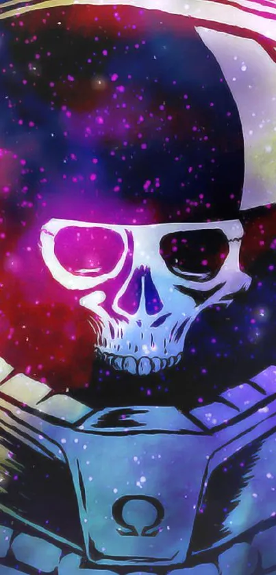 Cosmic Skull Art Wallpaper - free download