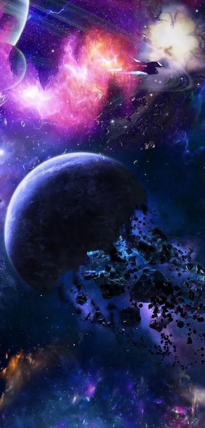 Cosmic Space Explosion Art - free download