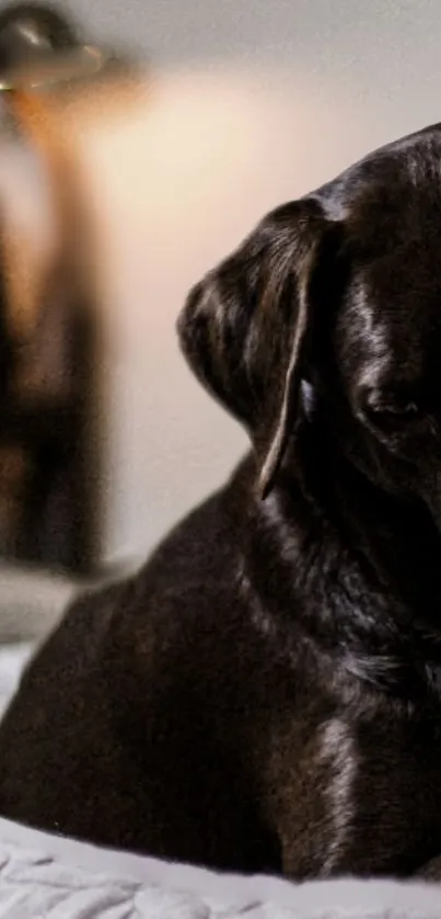 Cozy Dog Bedtime Scene - free download