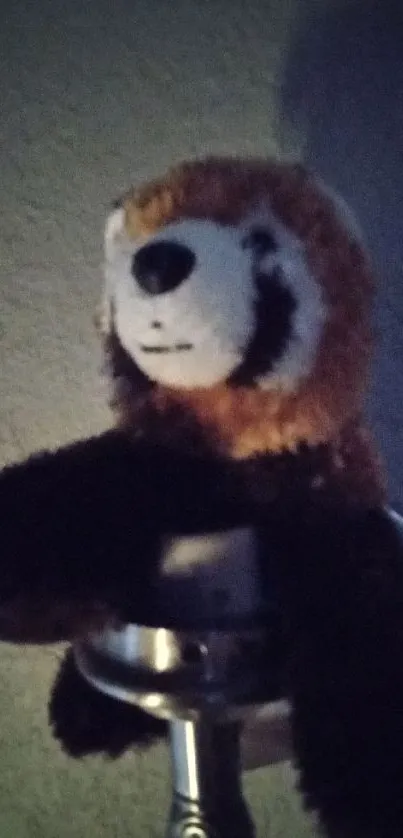 Cozy Plush Toy on Lamp - free download