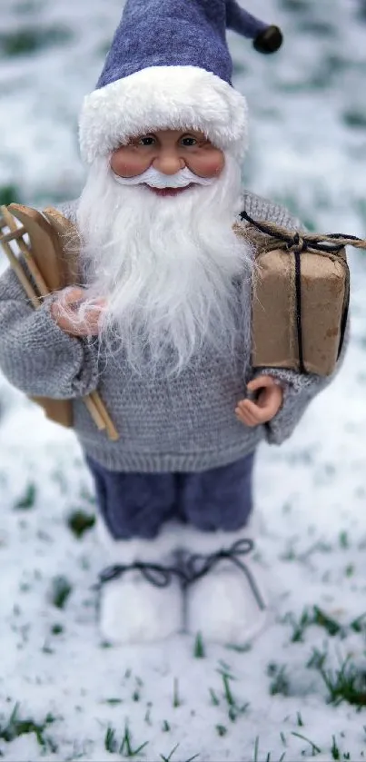 Cozy Santa Winter Wallpaper - free download