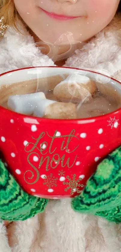 Cozy Winter Cocoa Wallpaper - free download