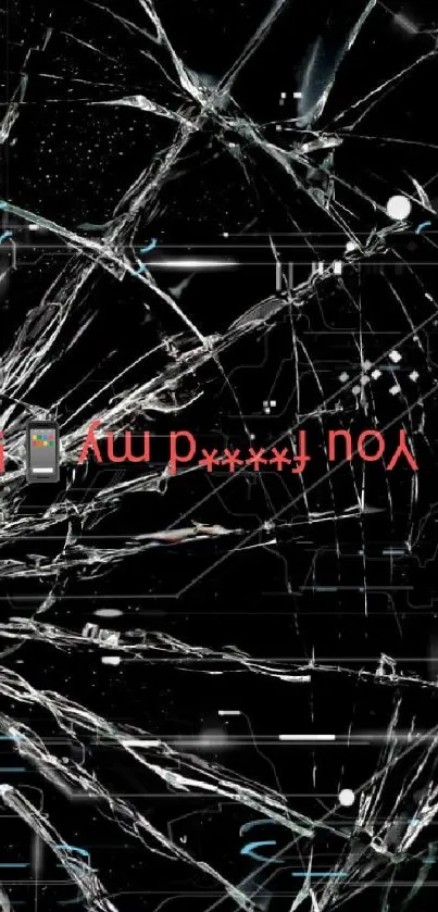 Cracked Screen Wallpaper - free download