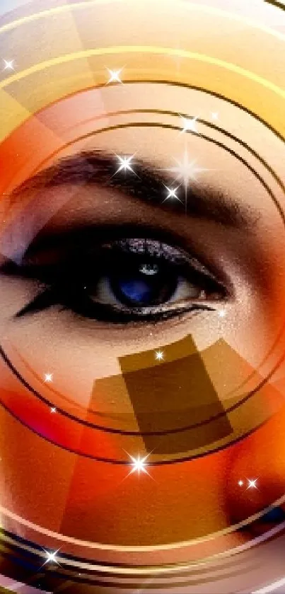 Creative Eye Lens Art Wallpaper - free download