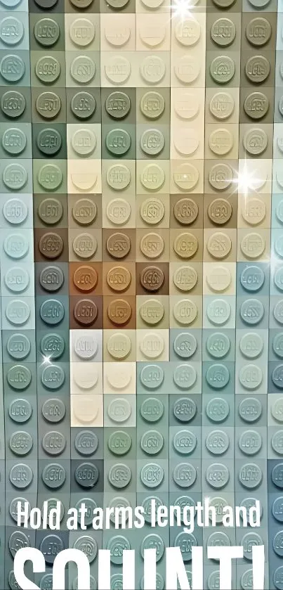 Creative Lego-Style Art Wallpaper - free download