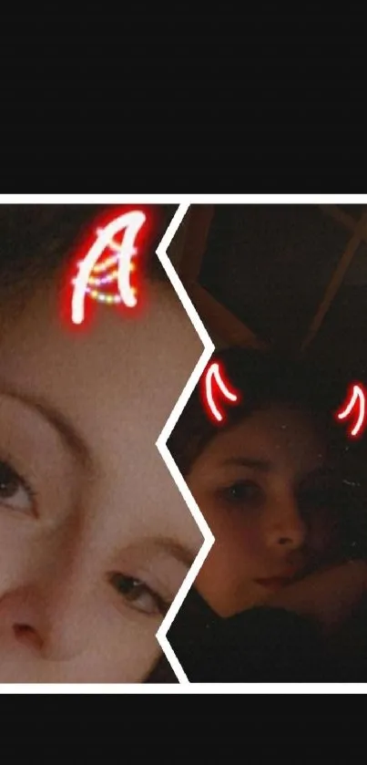 Creative Split Photo Wallpaper - free download