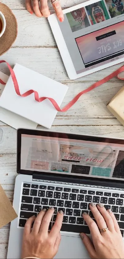 Creative Workspace Wallpaper - free download