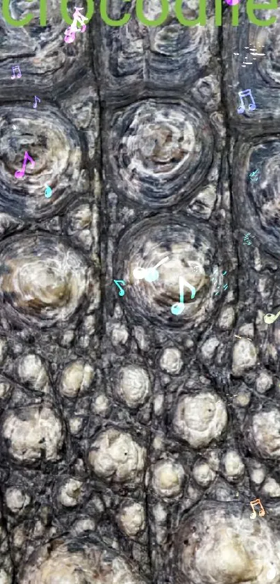 Crocodile Skin Texture Wallpaper - free download